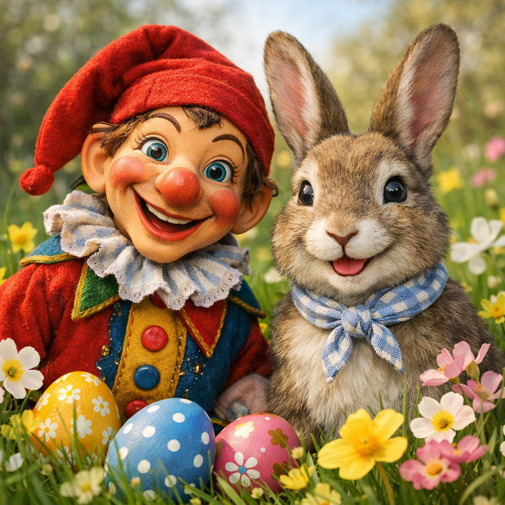 Puppet theatre: Kasperl and the sick Easter bunny | Region Graz